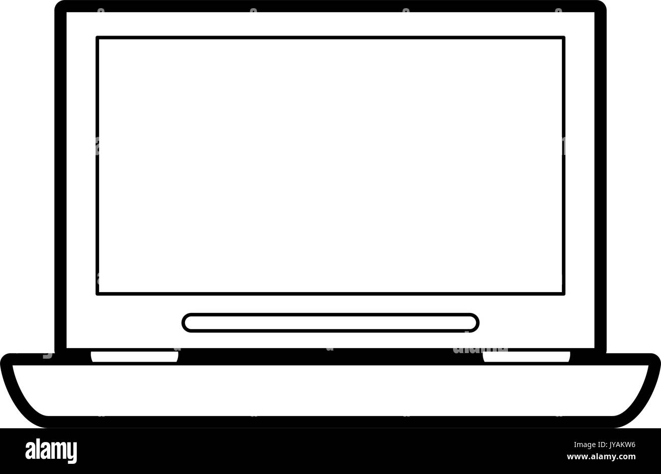 laptop vector illustration Stock Vector Image & Art - Alamy