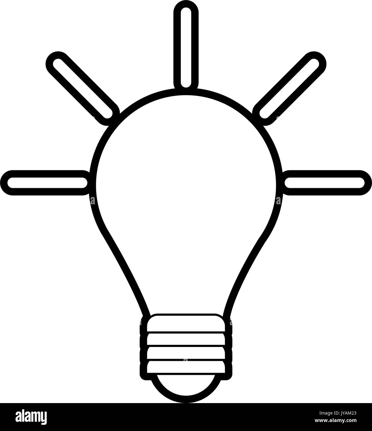 light bulb vector illustration Stock Vector Image & Art - Alamy