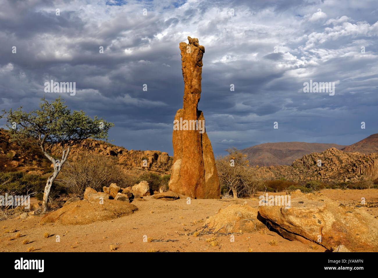 Granite spire in the erongo region namibia hi-res stock photography and ...