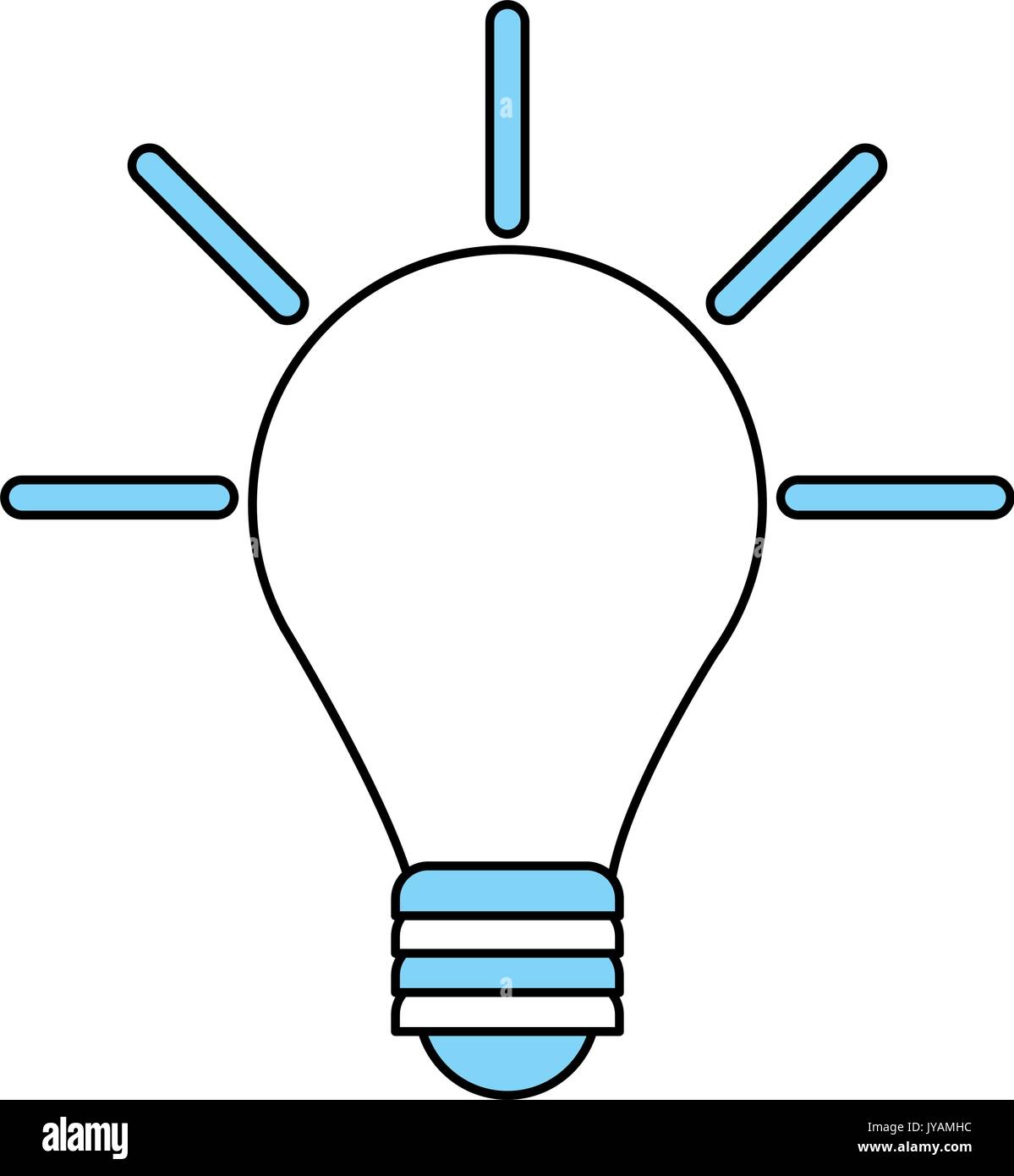 light bulb vector illustration Stock Vector Image & Art - Alamy