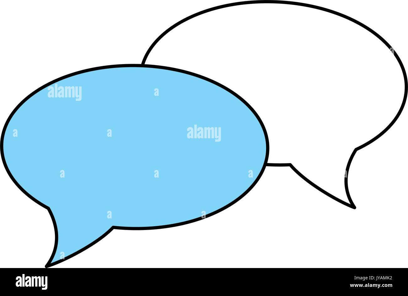 speech bubble vector illustration Stock Vector Image & Art - Alamy