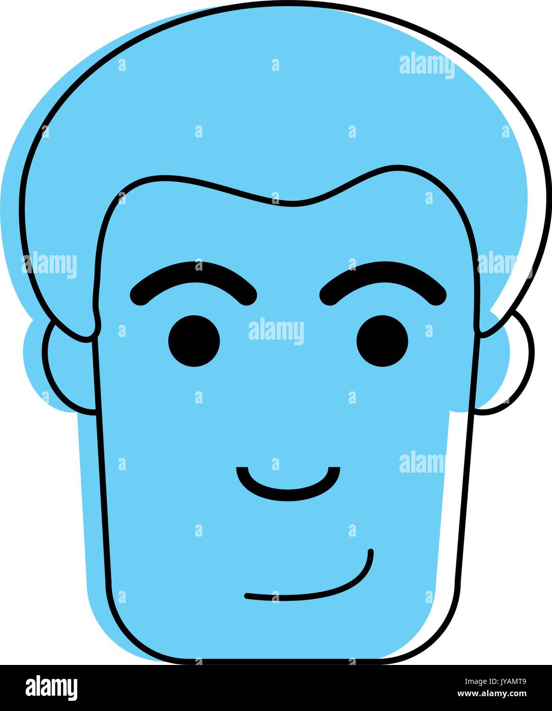 happy man face icon image Stock Vector Image & Art - Alamy