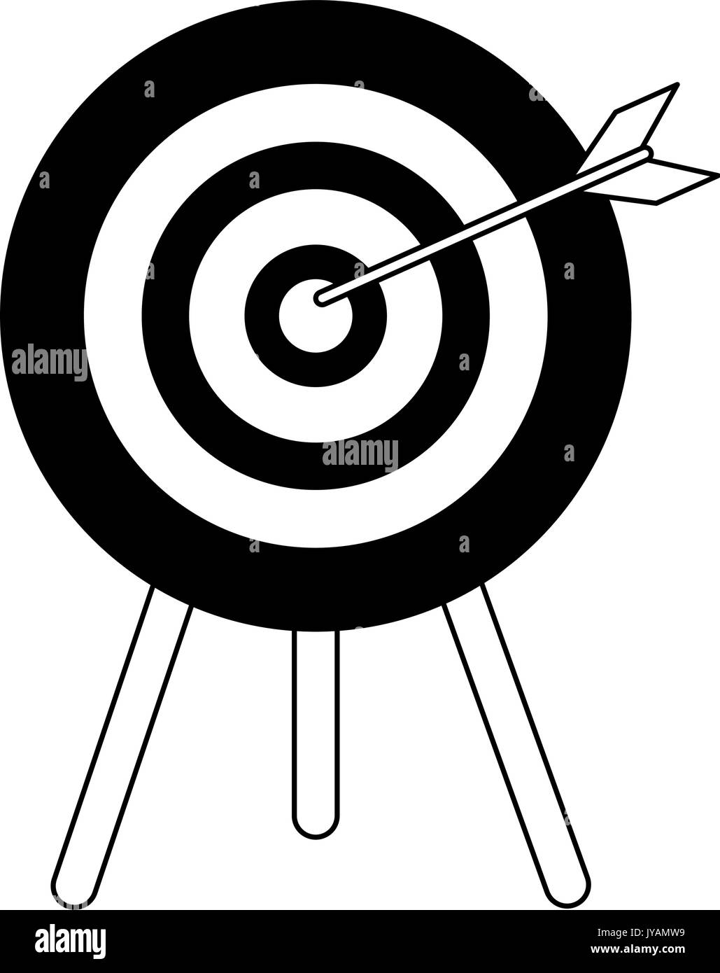Bullseye Black and White Stock Photos & Images - Alamy