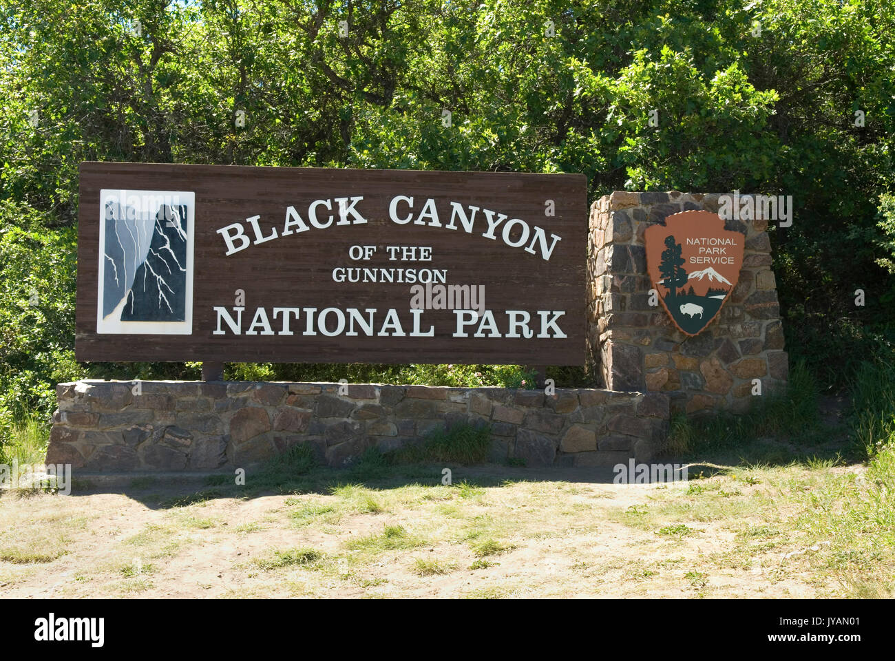 Black Canyon of the Gunnison National Park Montrose Colorado USA Stock ...