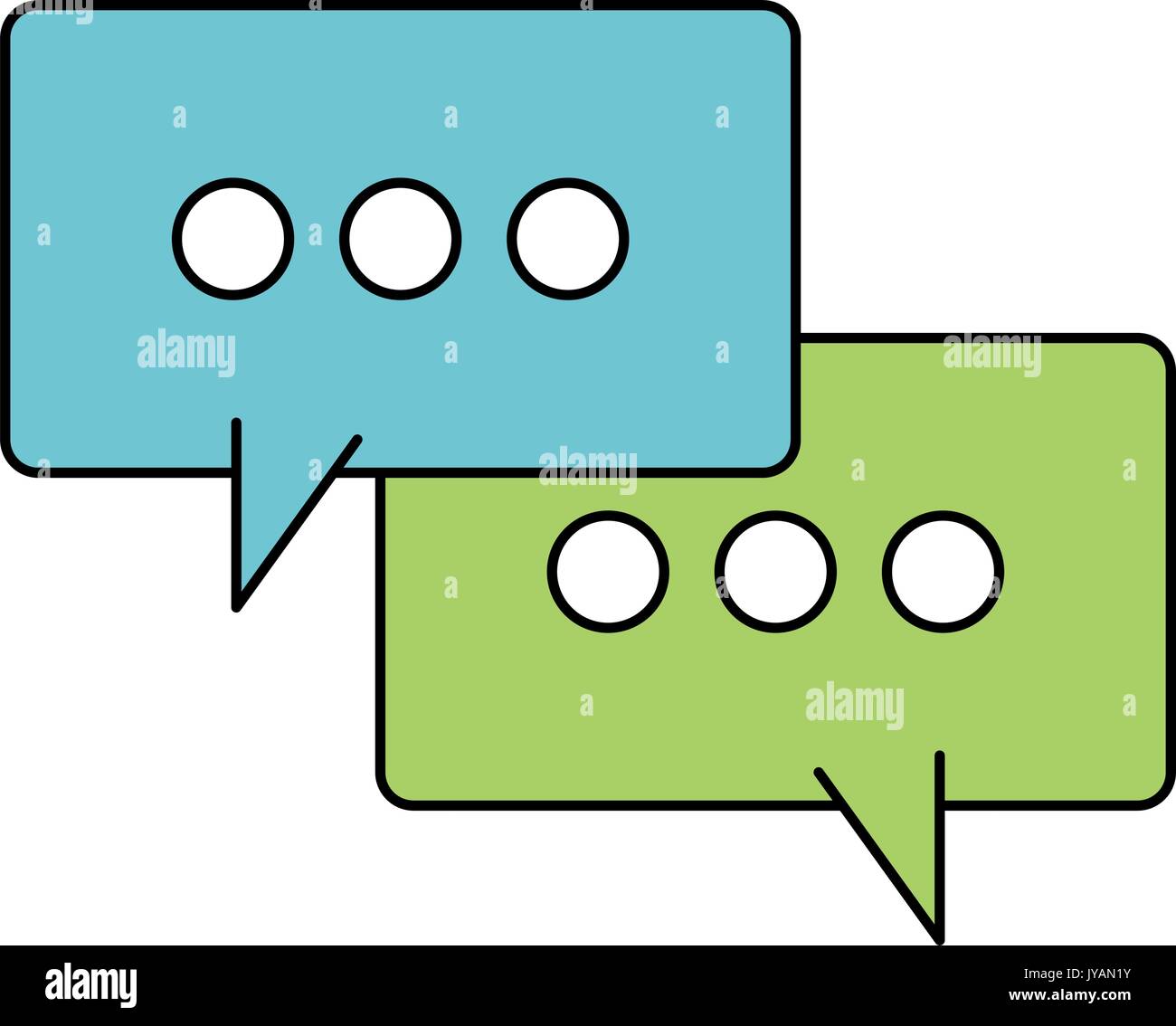 conversation bubbles icon image Stock Vector Image & Art - Alamy