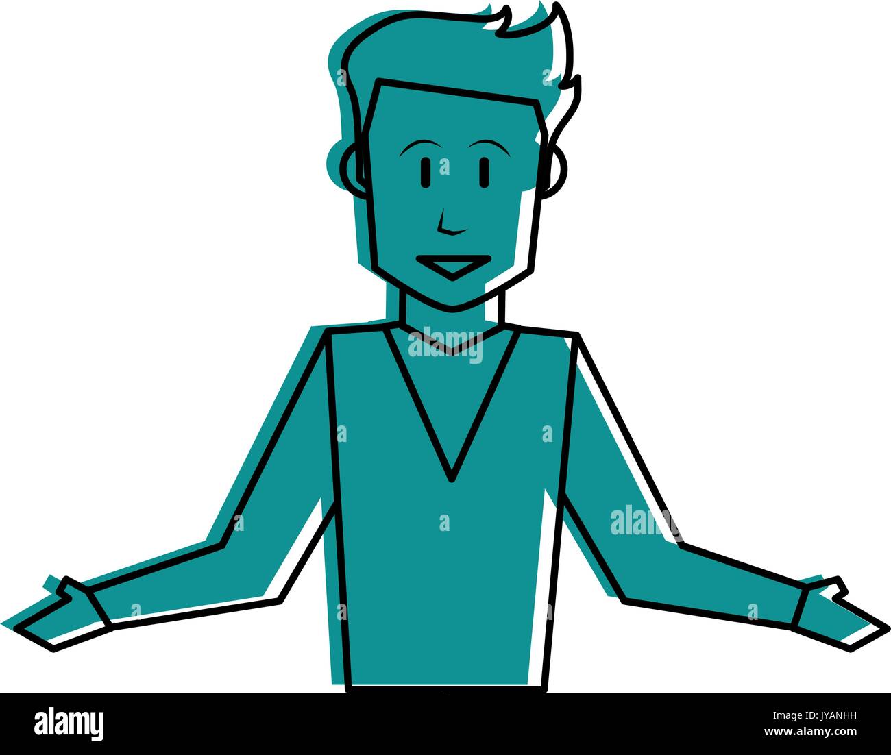 Welcome open arms Stock Vector Images - Alamy