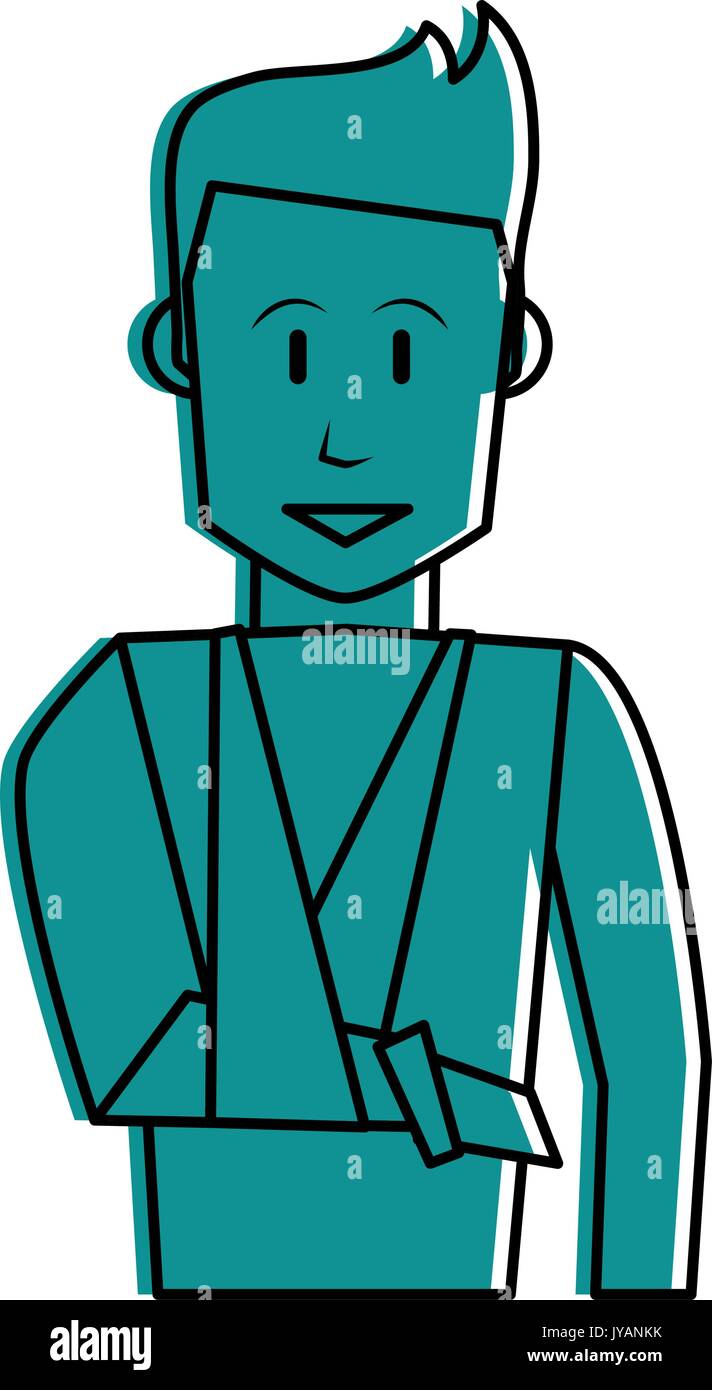 Simple characters man happy Stock Vector Images - Alamy