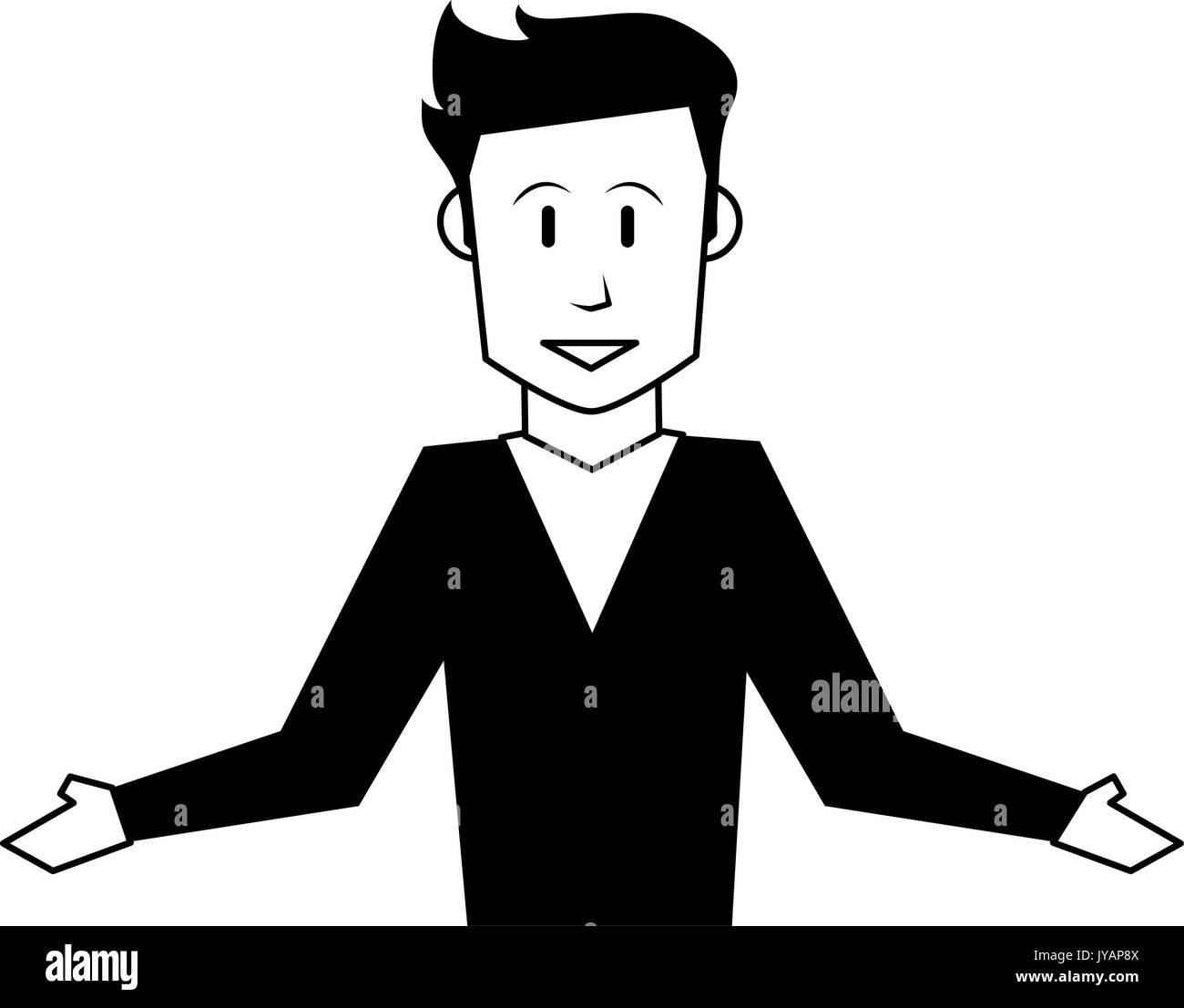 Welcome open arms Stock Vector Images - Alamy