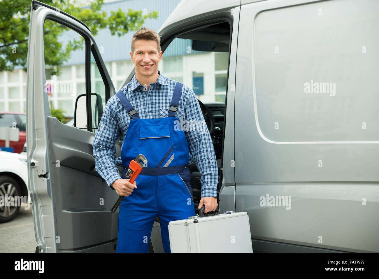 Working man toolbox hi-res stock photography and images - Alamy