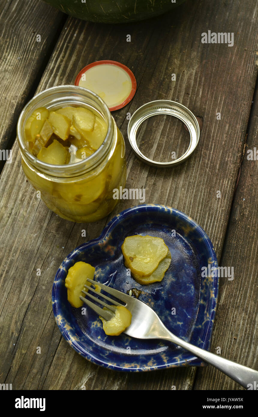artisan canned pickles Stock Photo - Alamy
