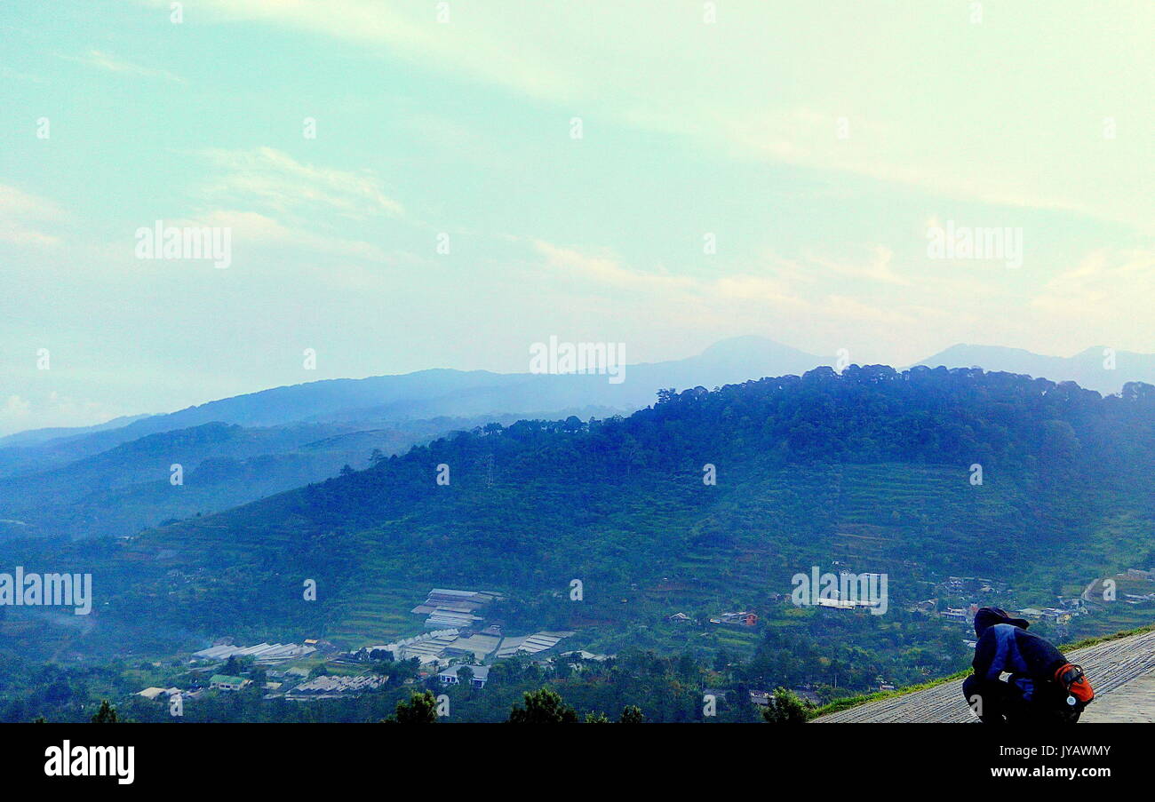 Puncak Pass, Indonesia Stock Photo - Alamy