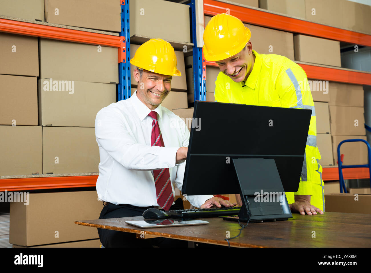 Portrait warehouse manager standing hi-res stock photography and images ...