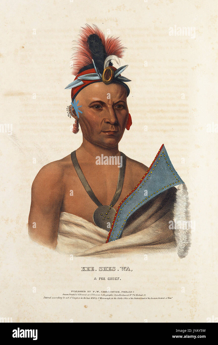Kee-Shes-Wa, A Fox Chief Stock Photo - Alamy