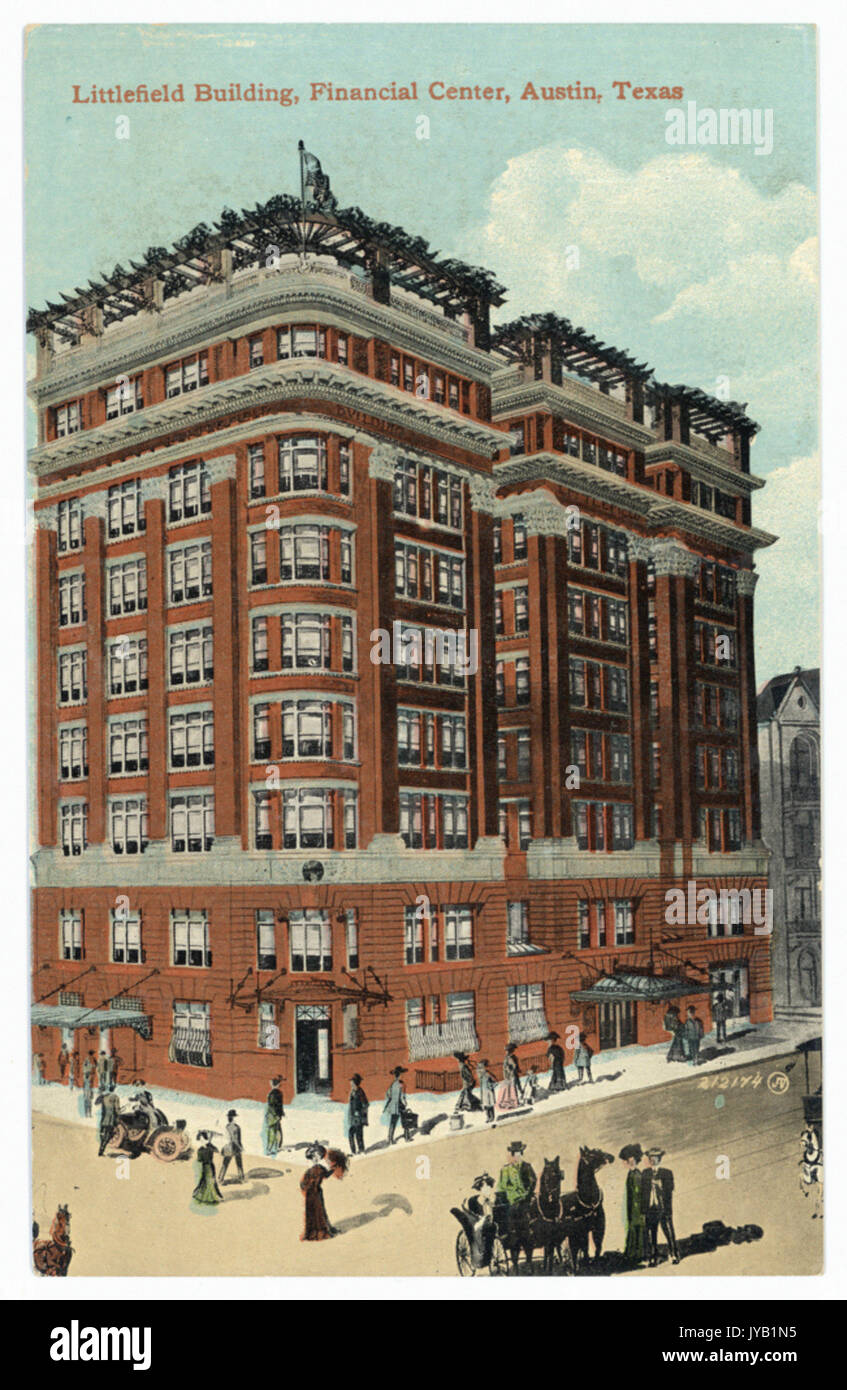 Littlefield Building, Financial Center, Austin, Texas Stock Photo - Alamy