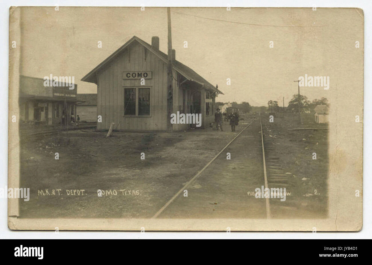 M.K. & T. Depot. Como, Texas Stock Photo - Alamy