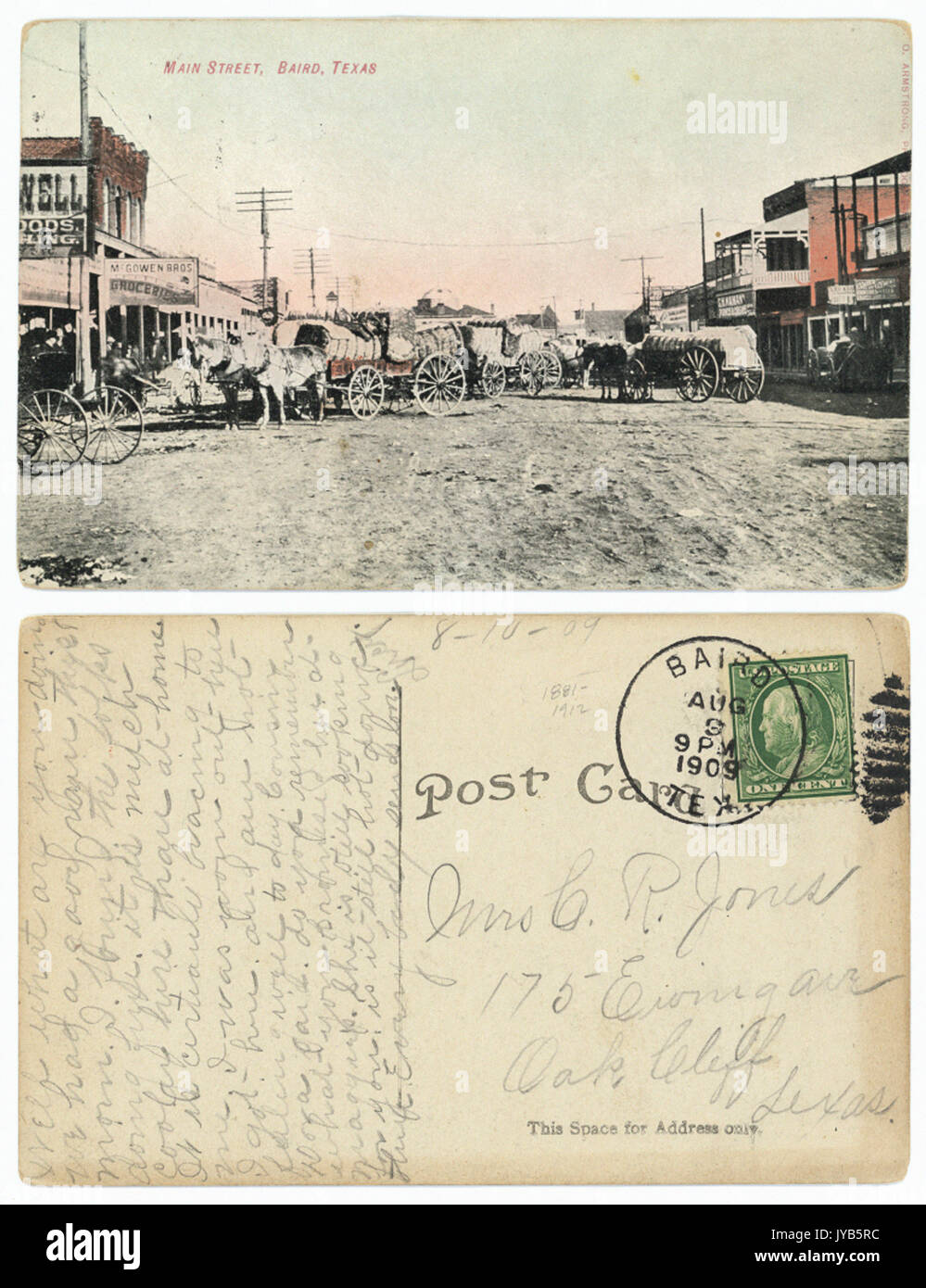 Main Street, Baird, Texas Stock Photo - Alamy