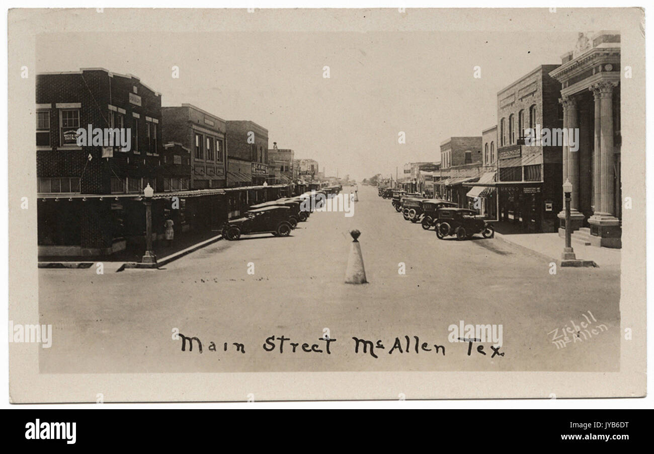 Main Street, McAllen, Tex Stock Photo - Alamy