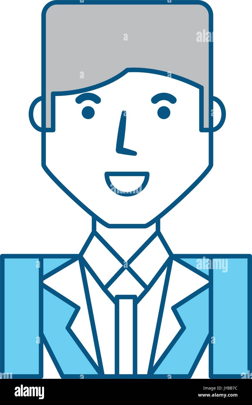 Businessman profile cartoon Stock Vector Image & Art - Alamy