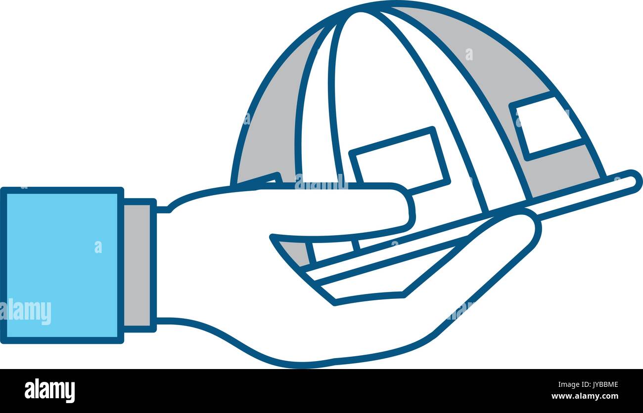 Worker helmet cartoon Stock Vector Image & Art - Alamy