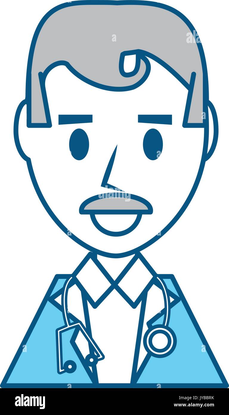 Doctor profile cartoon Stock Vector Image & Art - Alamy