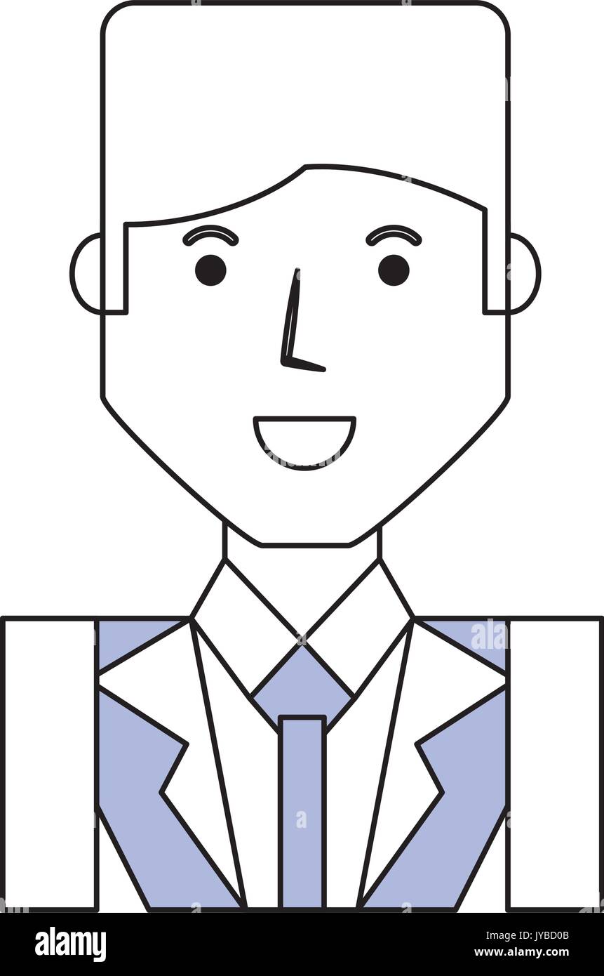 Businessman profile cartoon Stock Vector Image & Art - Alamy