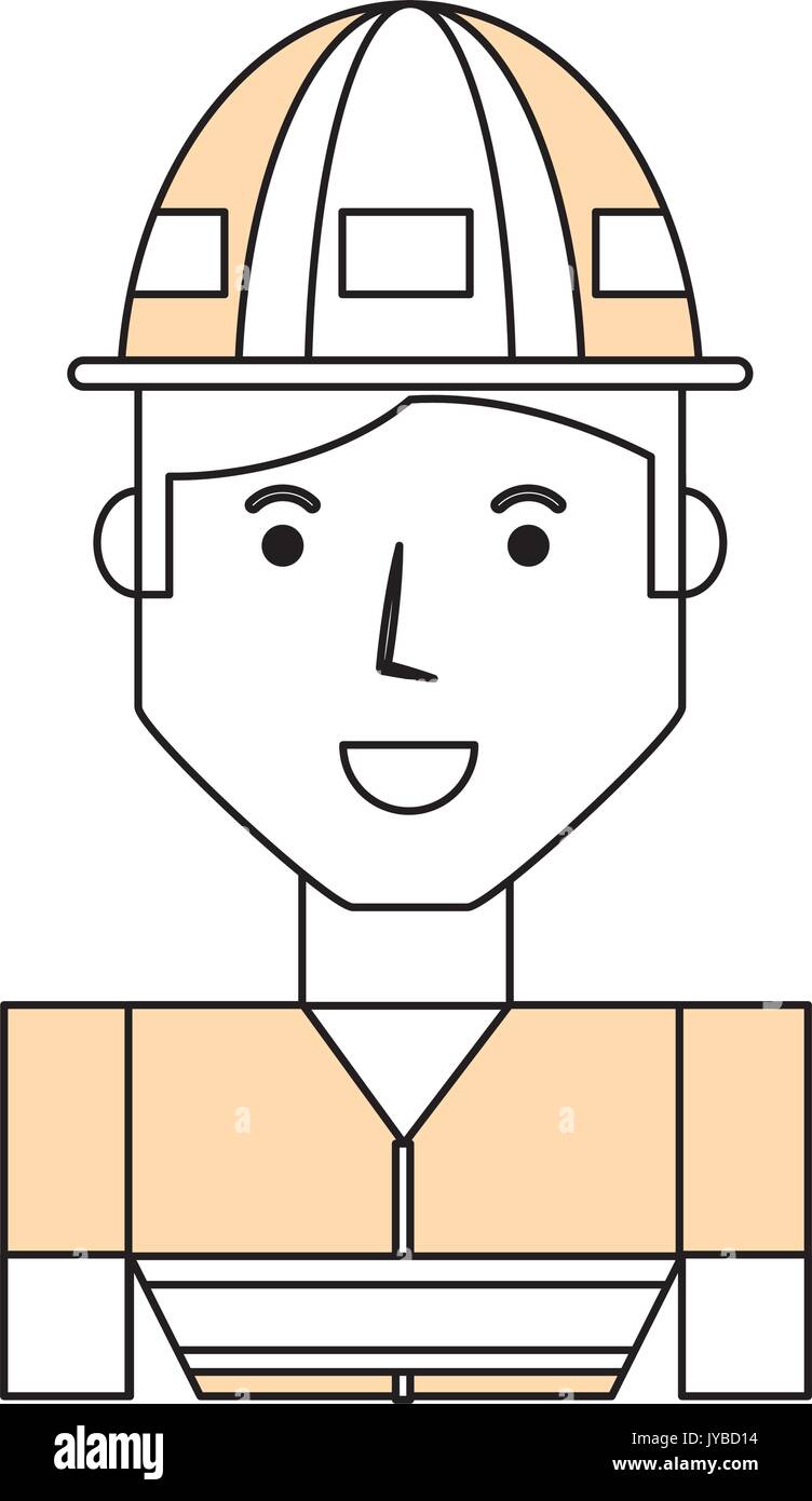Worker profile cartoon Stock Vector Image & Art - Alamy
