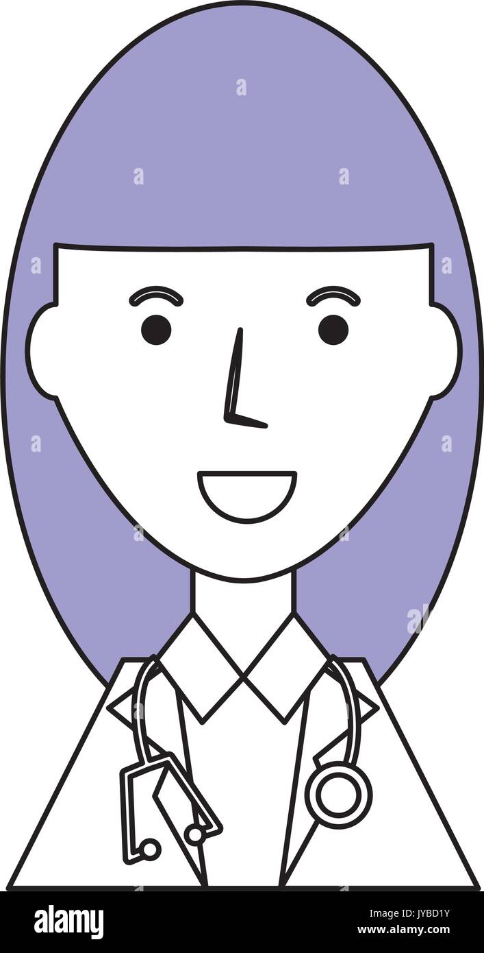 Doctor profile cartoon Stock Vector Image & Art - Alamy