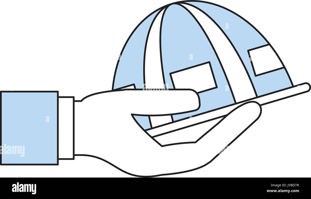 Worker helmet cartoon Stock Vector Image & Art - Alamy