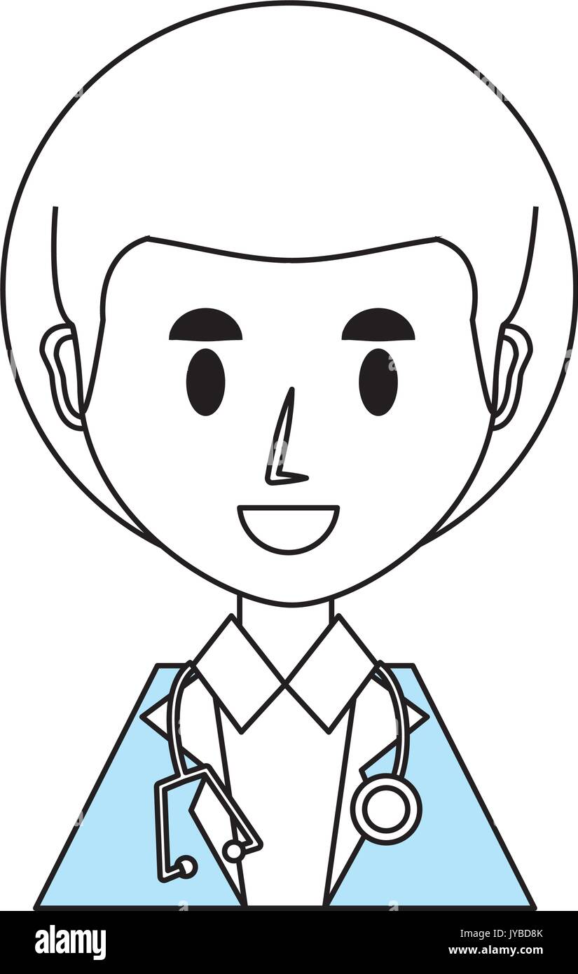 Doctor profile cartoon Stock Vector Image & Art - Alamy