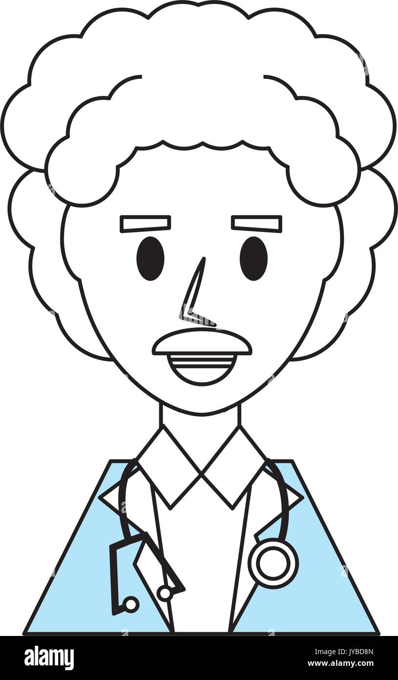Doctor profile cartoon Stock Vector Image & Art - Alamy
