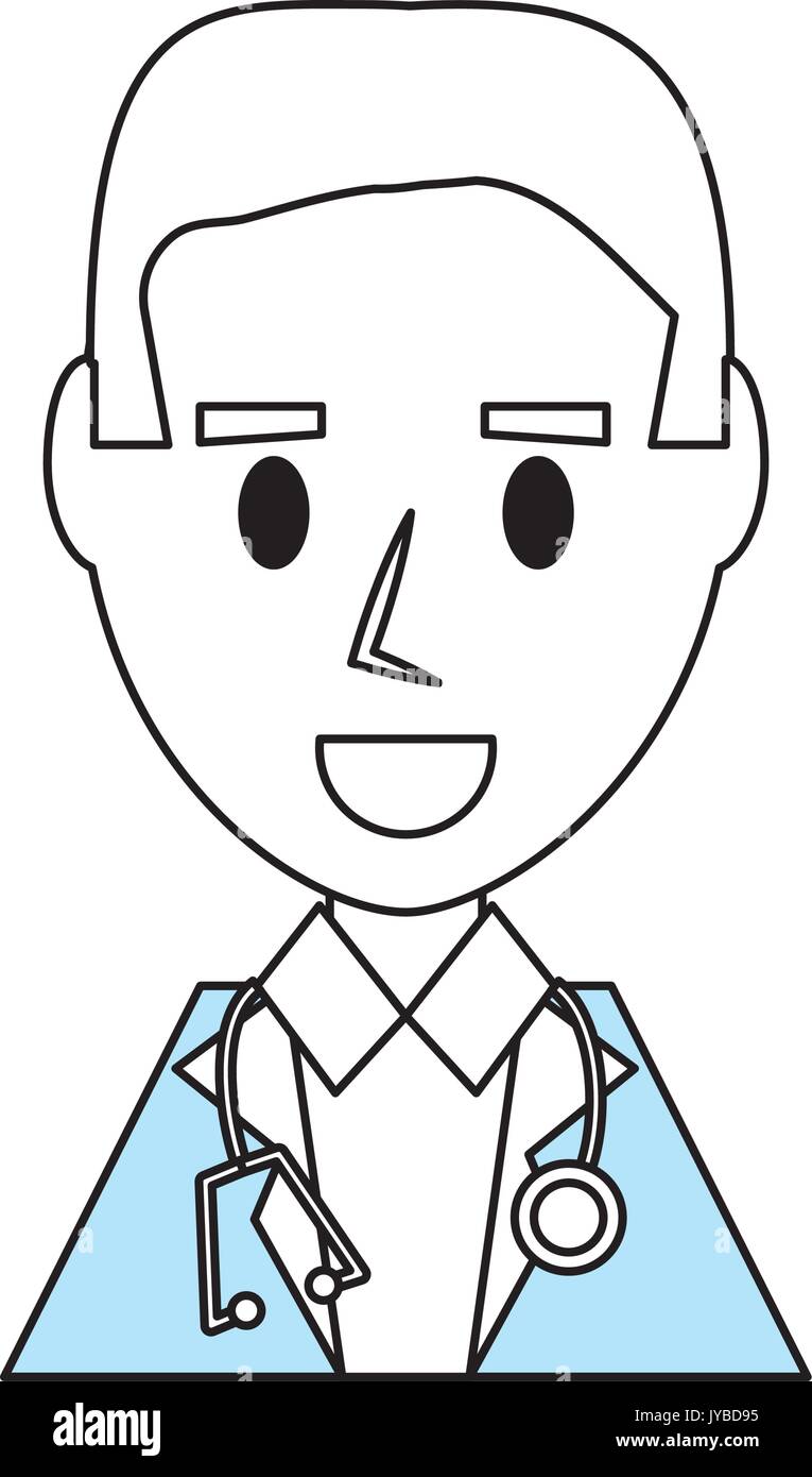 Doctor profile cartoon Stock Vector Image & Art - Alamy