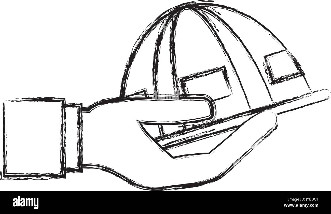 Worker helmet cartoon Stock Vector Image & Art - Alamy