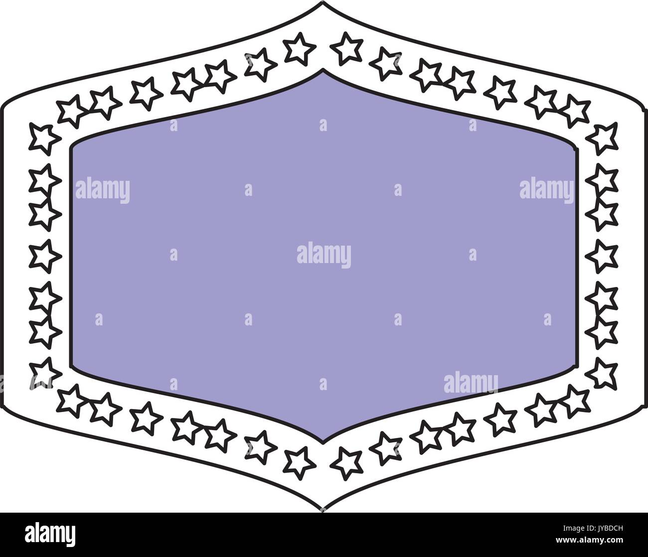 Emblem with stars Vector Illustration Stock Vector Image & Art - Alamy