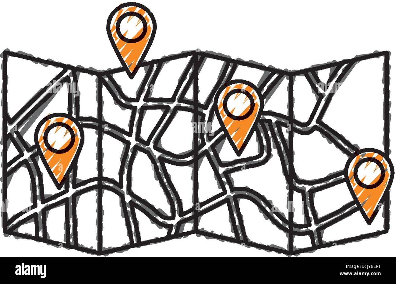 Urban city map Vector Illustration Stock Vector Image & Art - Alamy