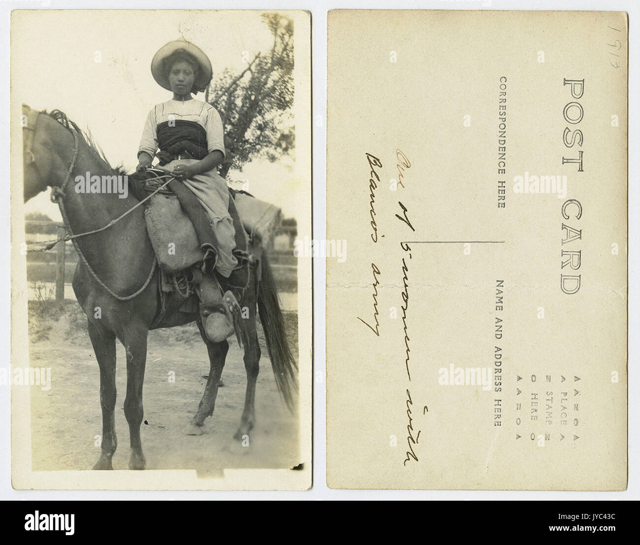 One of Five Women with Blanco's Army Stock Photo - Alamy