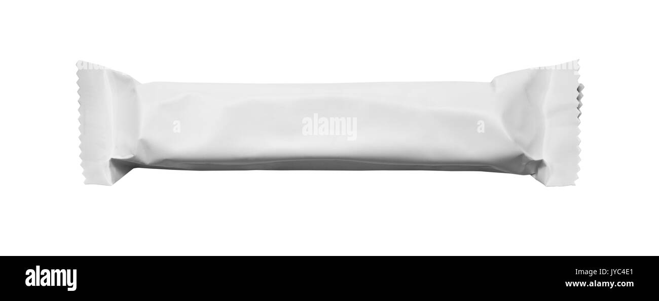 pure white blank plastic packaging for snacks Stock Photo - Alamy