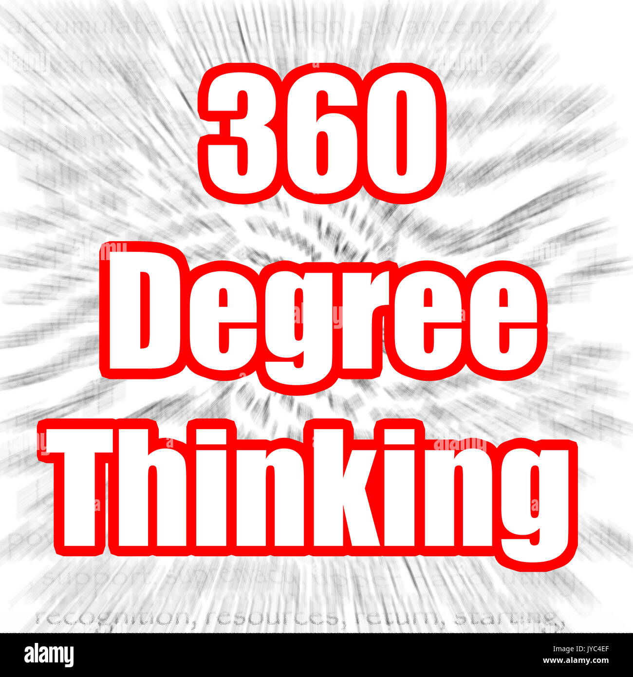 360 Degree Thinking image with hi-res rendered artwork that could be ...