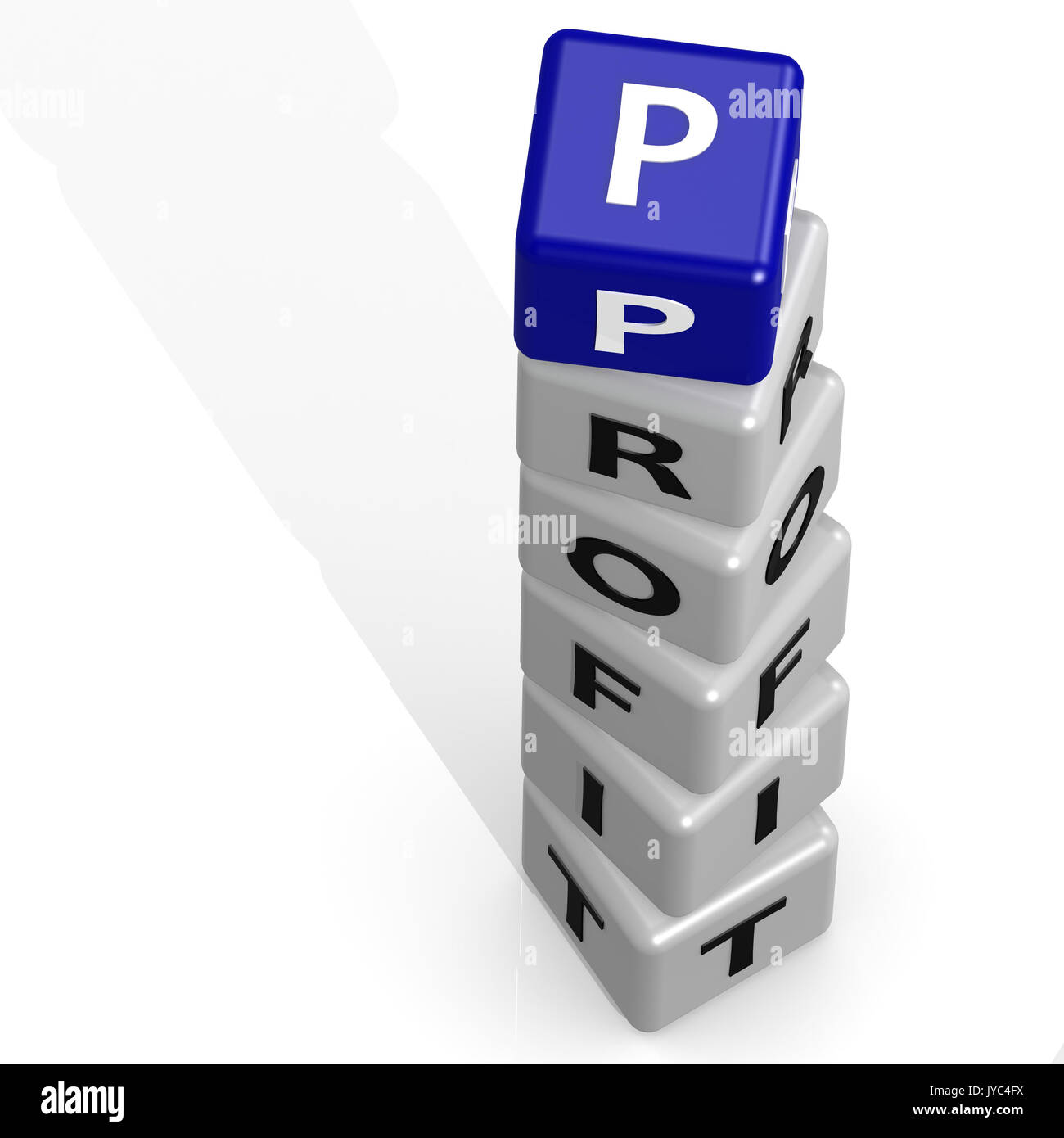 Blue profit image with hi-res rendered artwork that could be used for ...