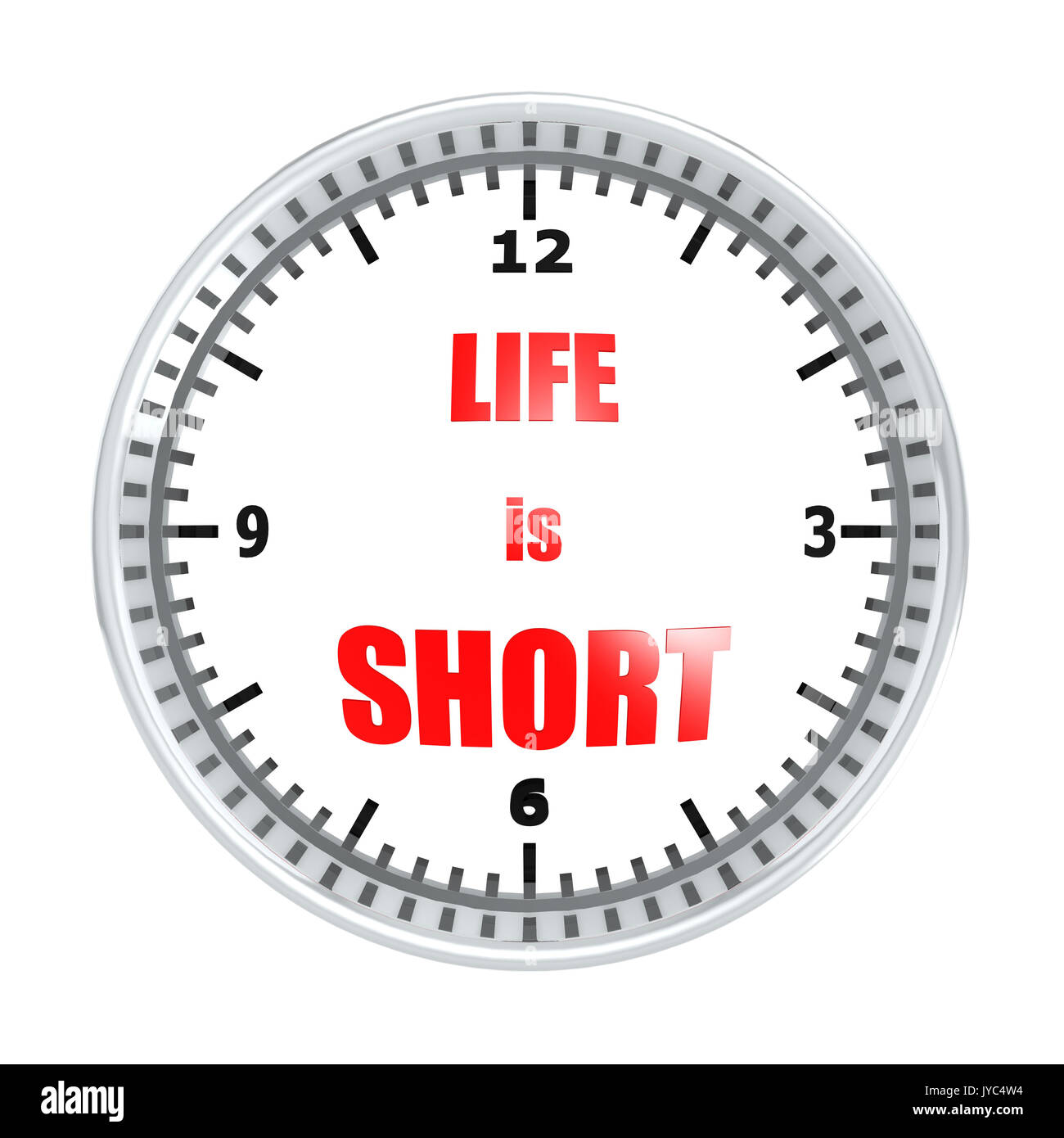 Life is short image with hi-res rendered artwork that could be used for ...