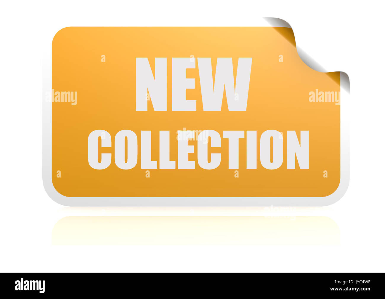 New collection yellow sticker image with hi-res rendered artwork that ...