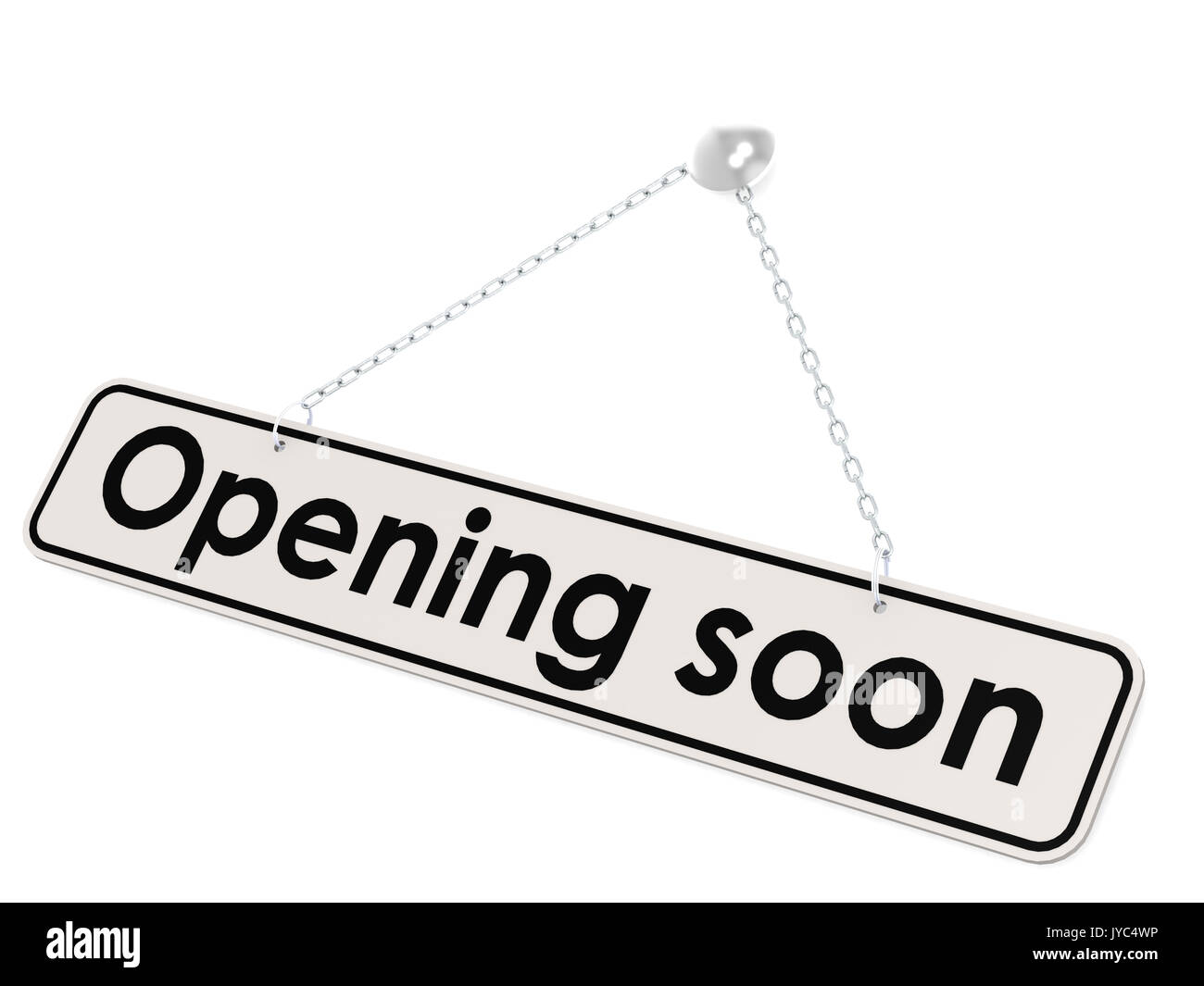 Opening soon banner image with hi-res rendered artwork that could be ...