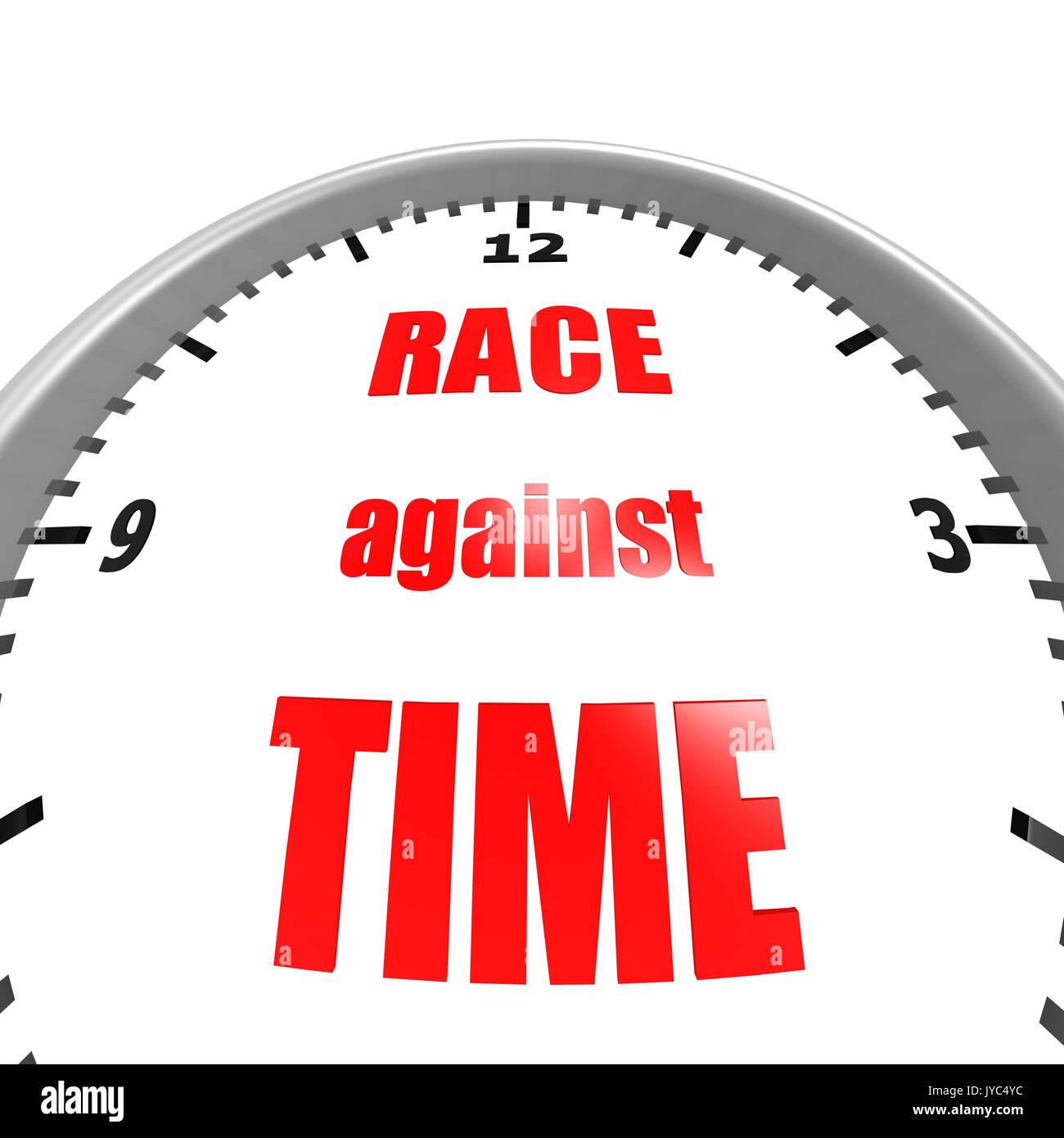 Race against time image with hi-res rendered artwork that could be used ...
