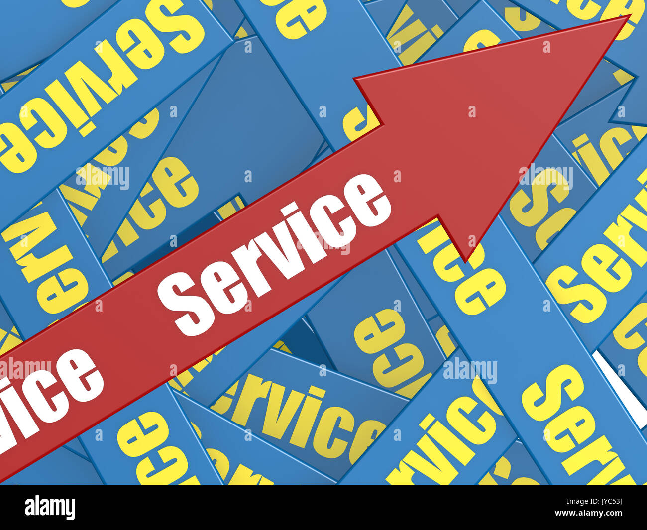 Service arrow image with hi-res rendered artwork that could be used for ...