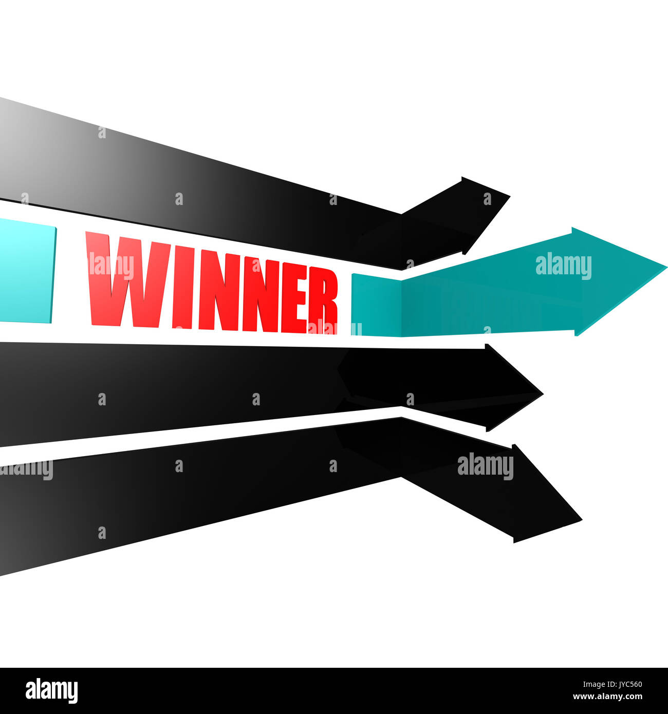 Winner arrow image with hi-res rendered artwork that could be used for ...