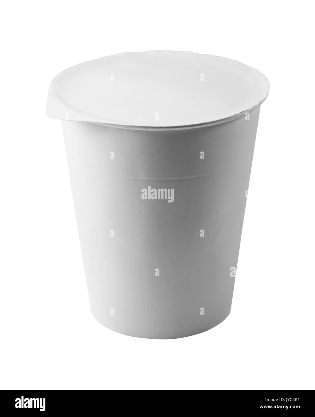 packaging white Cup design over a white background Stock Photo - Alamy