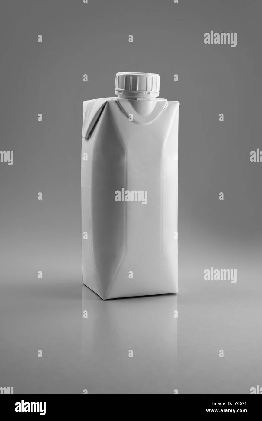 pattern white packaging for design on gray background Stock Photo - Alamy