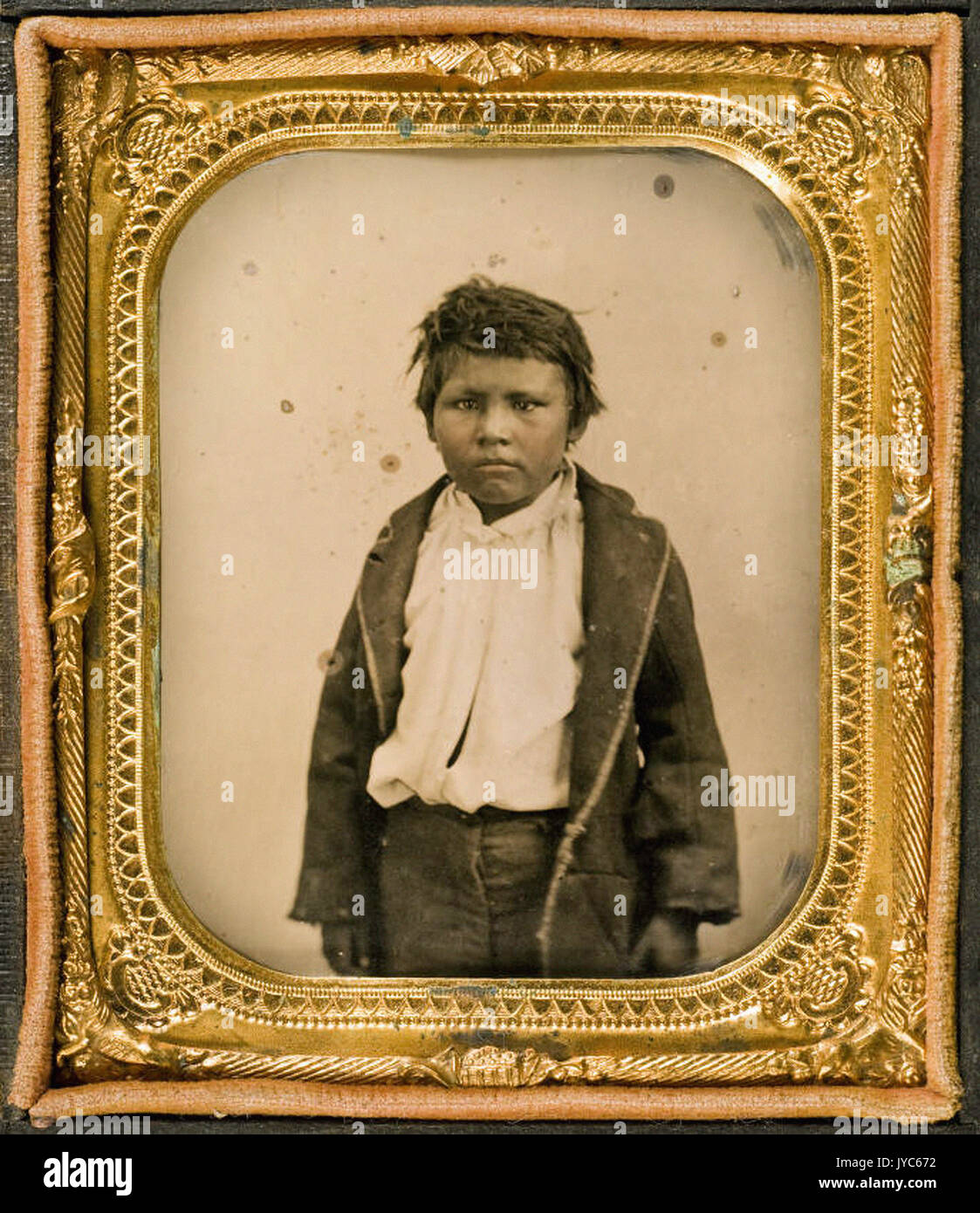 Pease Ross, Comanche captured and reared by Sul Ross Stock Photo - Alamy