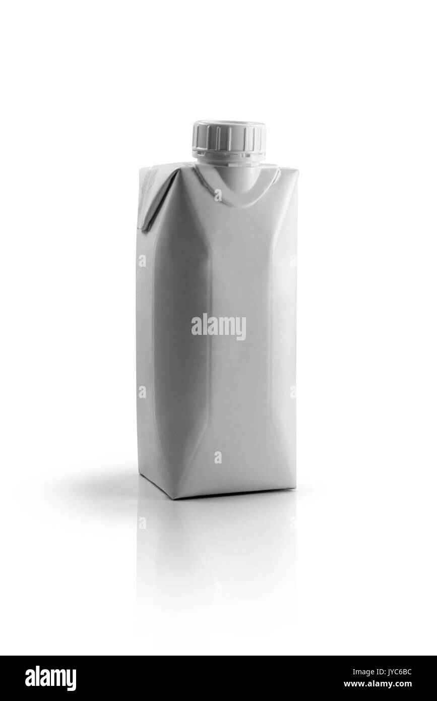 pattern white packaging design over a white background Stock Photo - Alamy