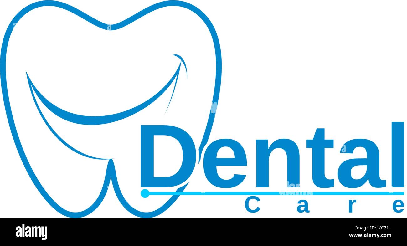 molar with smile dental logo in vector format very easy to edit Stock ...