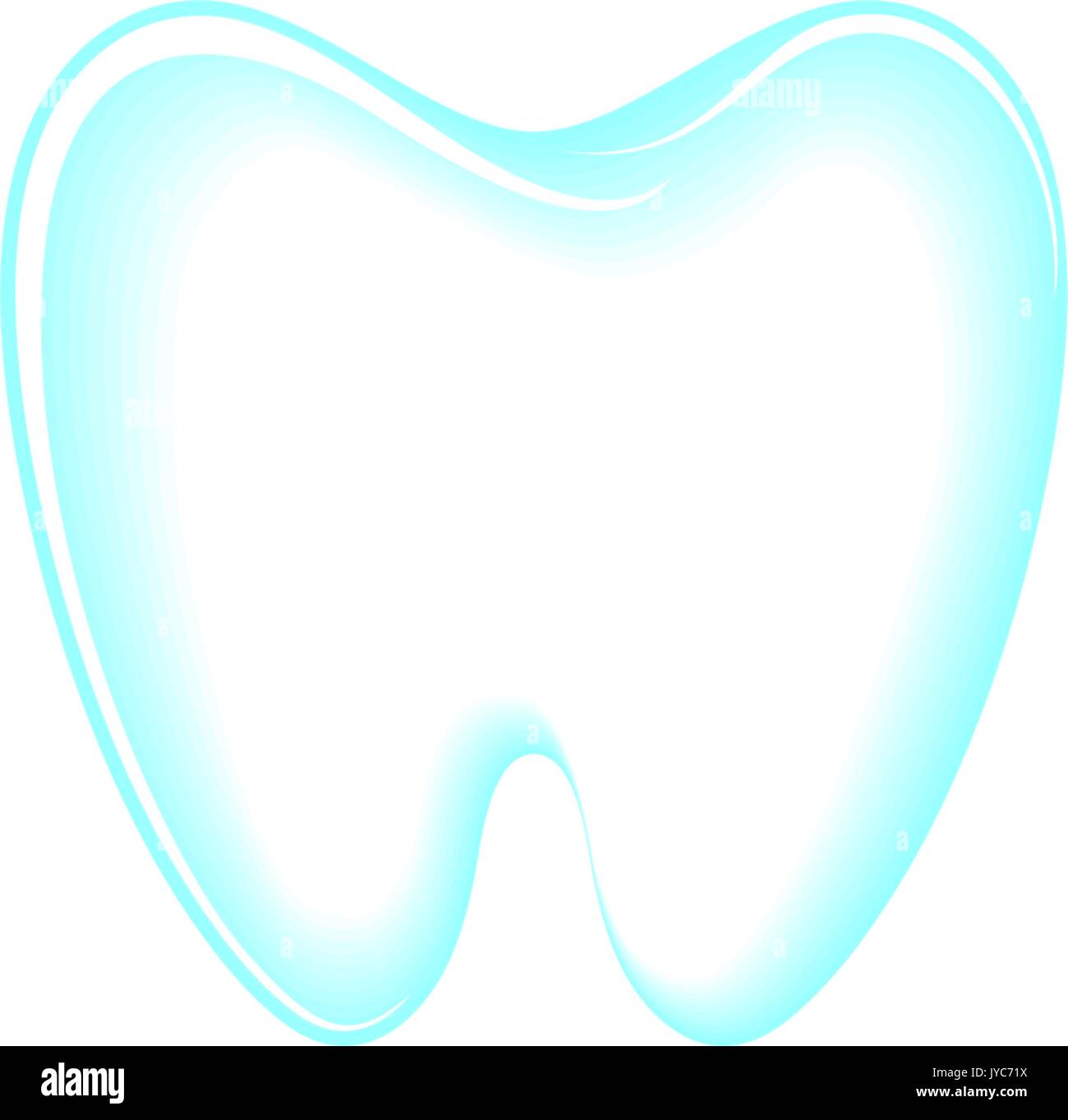illustration of molar shape isolated on white background, in vector ...